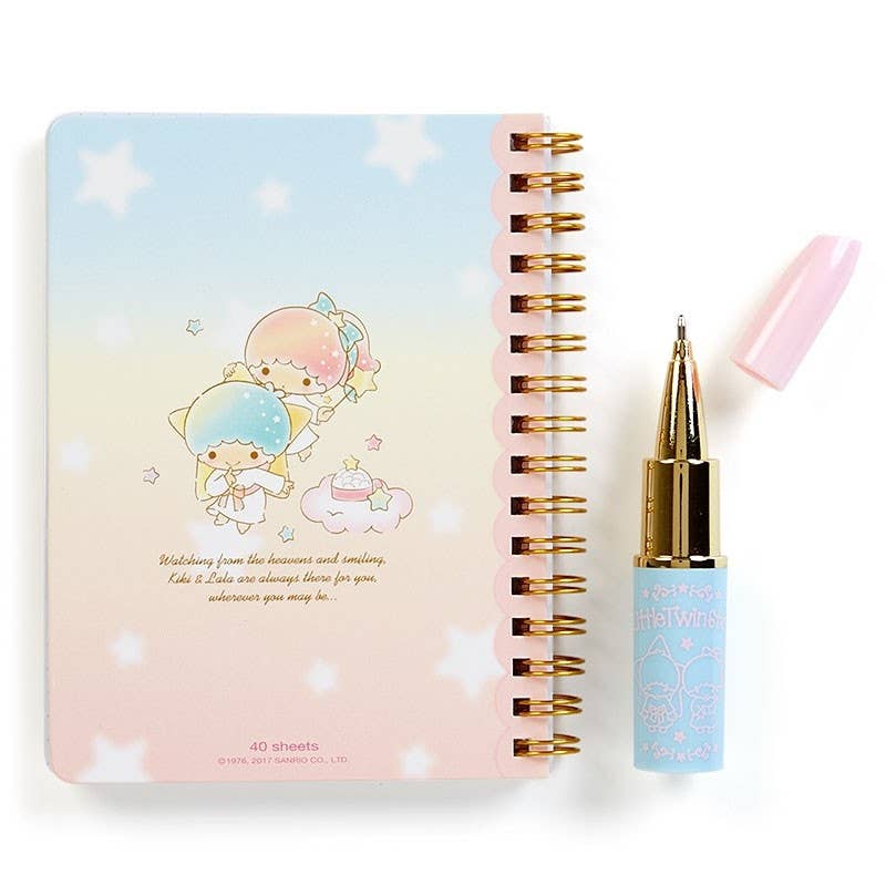 Little Twin Stars: Lipstick Type Pen & Mini Notebook (Kiki & Lala ...