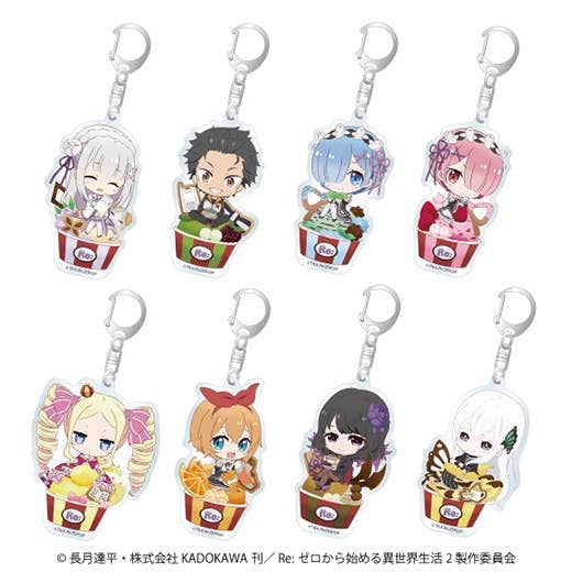 Re:Zero - Starting Life in Another World: Trading Acrylic Keychain ...