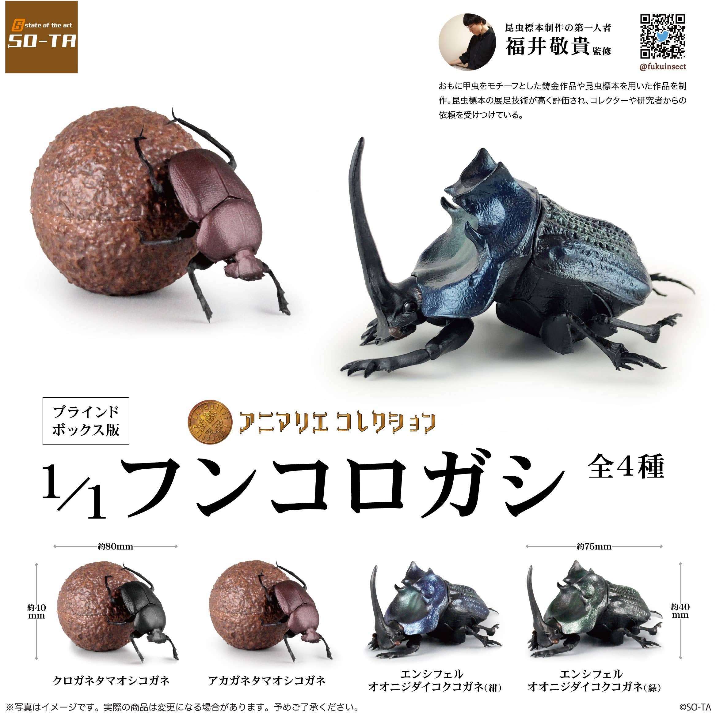 Animalier Collection Dung Beetle: 1Box (4pcs) | HLJ.com