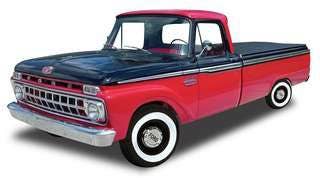 Ford F-100 Custom Pickup 1965 Rangoon Red / Black | HLJ.com