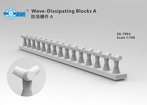 Wave Dissipating Block (Tetrapod) 30 pieces resin | HLJ.com