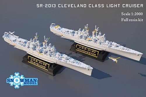 Two US Cleveland-class Light Cruisers | HLJ.com