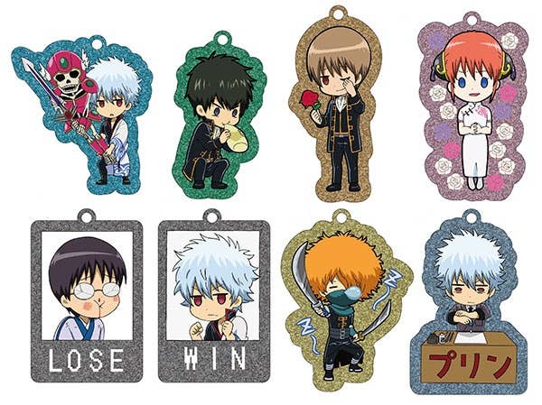 Gintama Glitter Acrylic Charm Collection 2 1Box 8pcs | HLJ.com