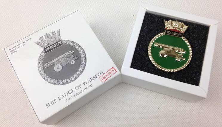 HMS BB Warspite Metal Badge H:55mm | HLJ.com