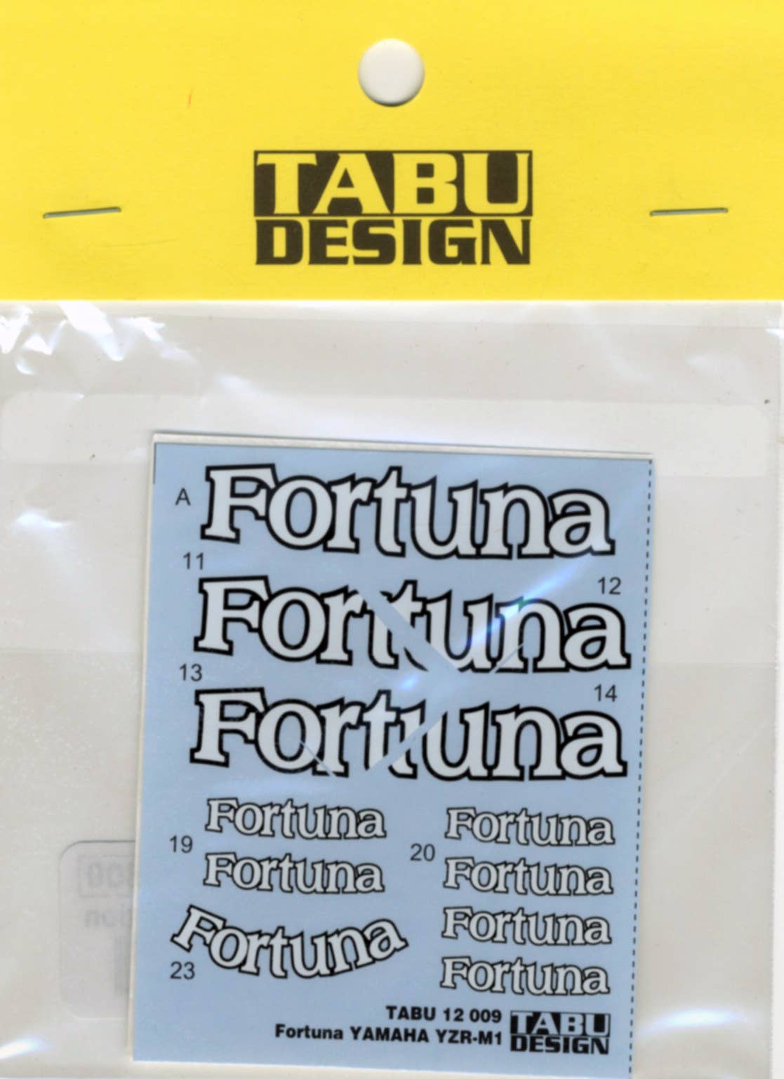 YZR-M1 Fortuna Tobacco Decal | HLJ.com