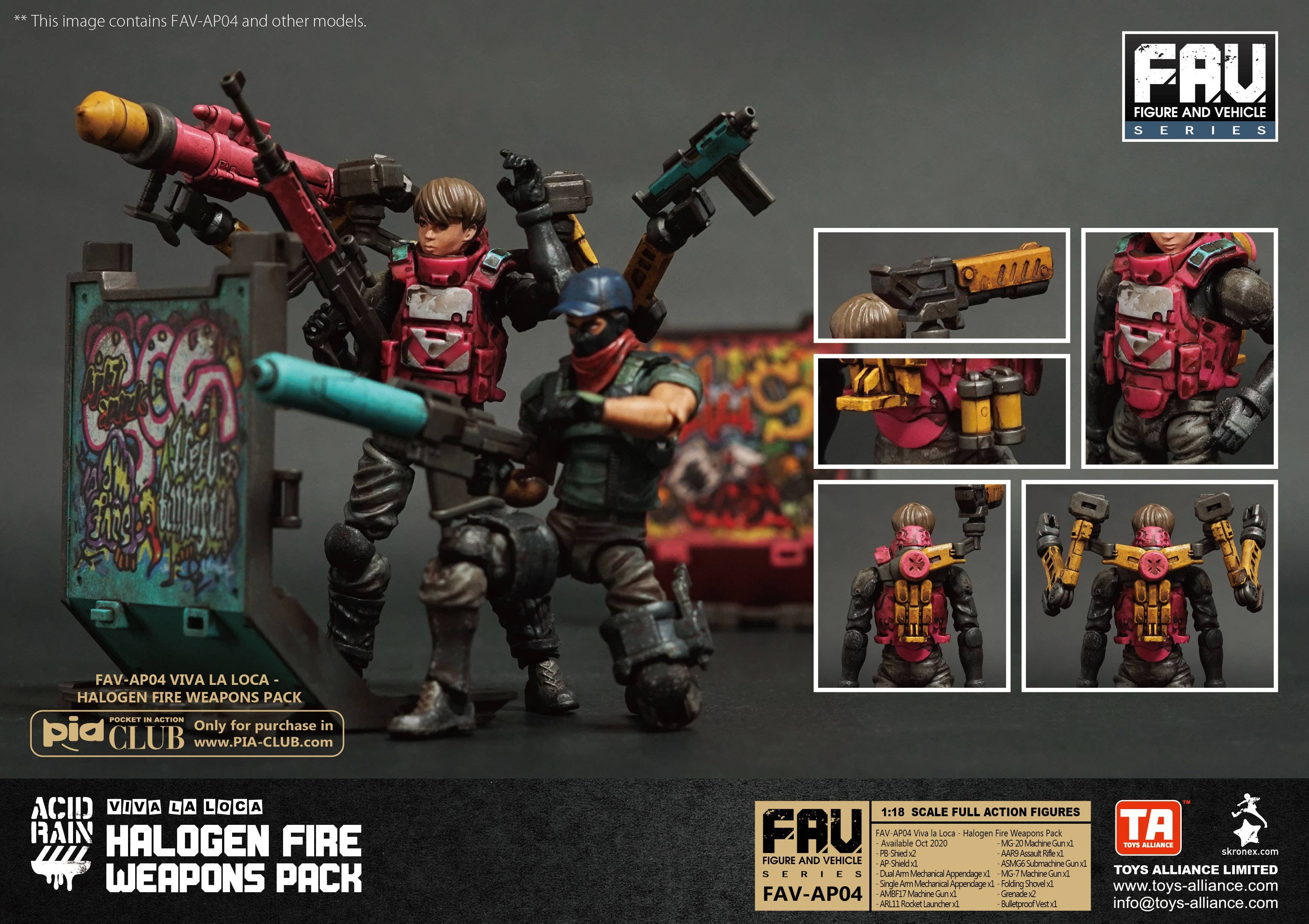 Acid Rain FAV-AP04 Viva la Loca - Halogen Fire Weapons Pack | HLJ.com