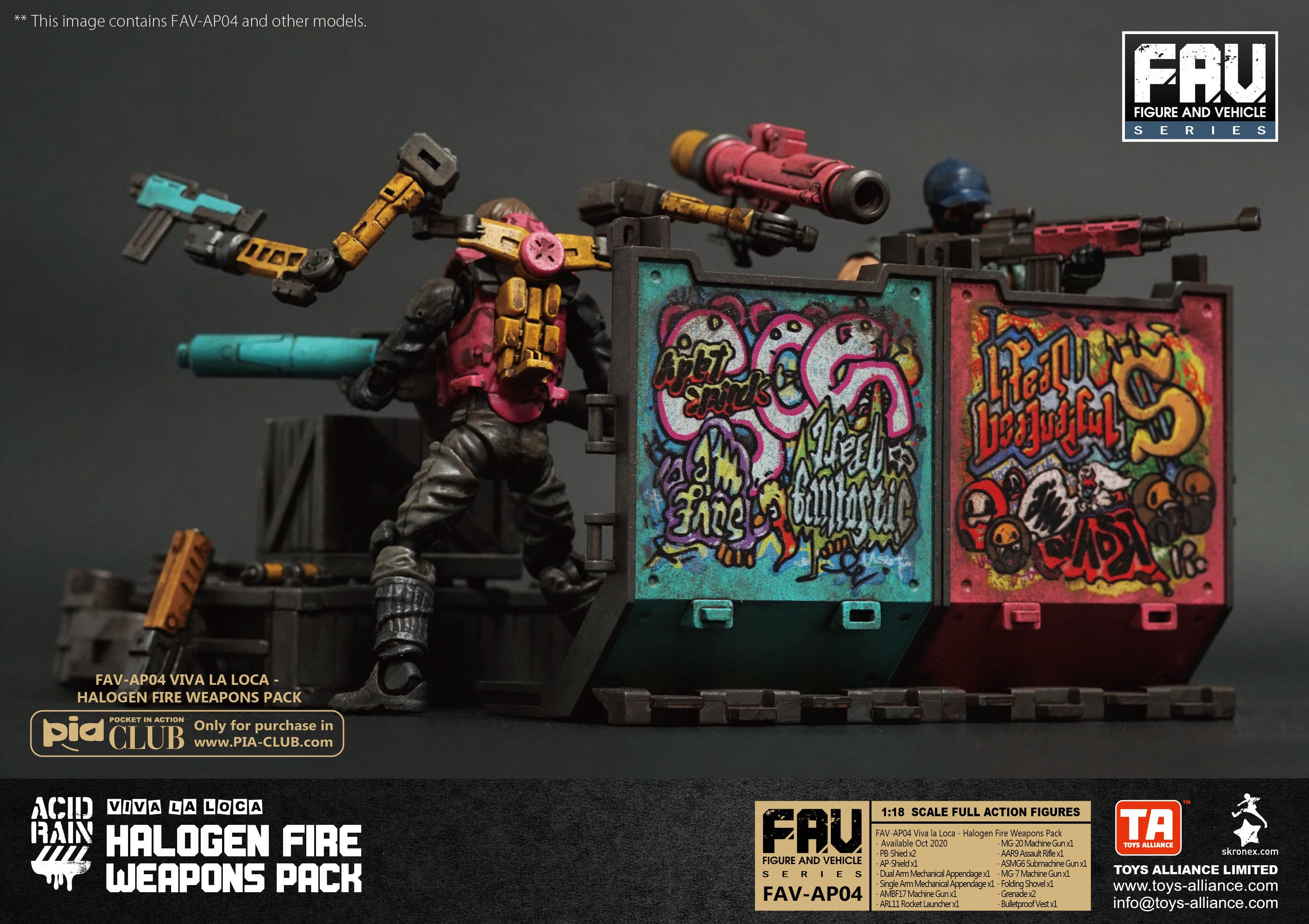 Acid Rain FAV-AP04 Viva la Loca - Halogen Fire Weapons Pack | HLJ.com