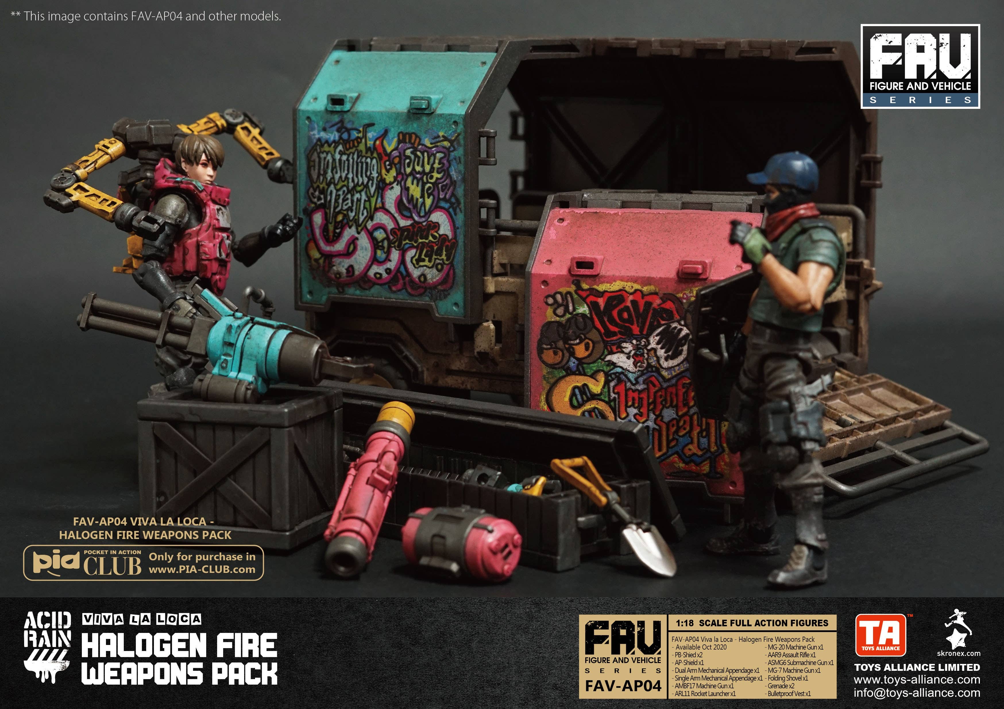 Acid Rain FAV-AP04 Viva la Loca - Halogen Fire Weapons Pack | HLJ.com