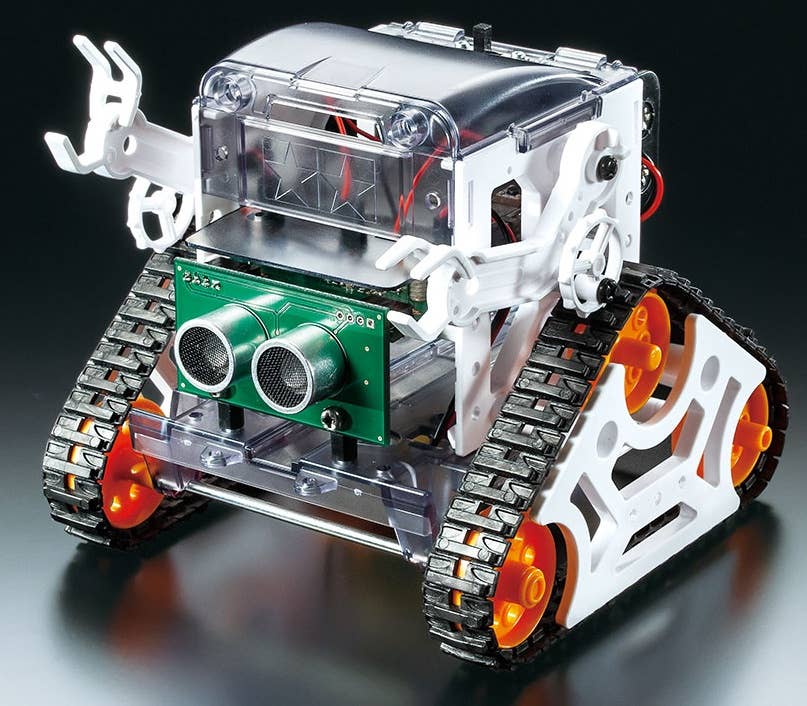 Microcomputer Robot Educational Construction Set (Crawler Type) | HLJ.com
