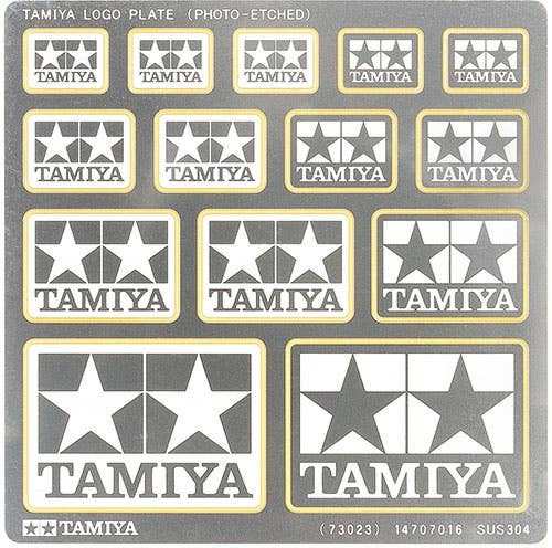 Tamiya Logo Plate (Photo-Etched) | HLJ.com