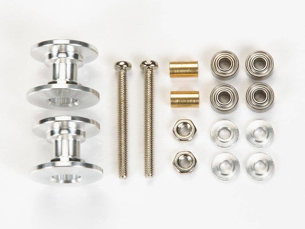 Light Weight Double Aluminum Rollers Set (13-12mm) (Mini 4WD Limited ...