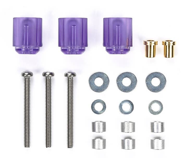 Hi-Mount Tube Stabilizer Set (Clear Violet) | HLJ.com