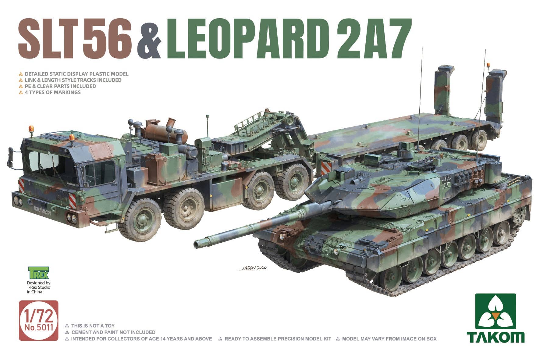 SLT56 Tank Transporter & Leopard 2A7 | HLJ.com