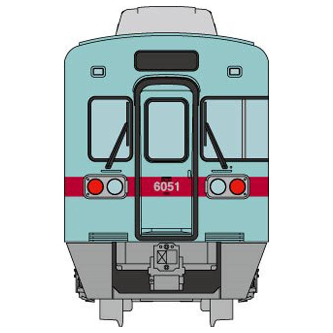 Train Collection: Nishi-Nippon Railroad Type 6050 Renewed Design Unit ...