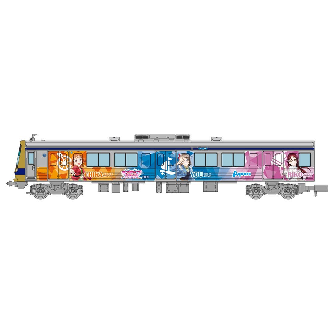 Train Collection: Izuhakone Railway Series 7000 (Unit 7502) Love Live! Sunshine!! Over the ...