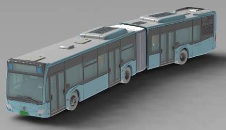 The Bus Collection Nishitetsu Bus Kitakyushu BRT Articulated Bus | HLJ.com