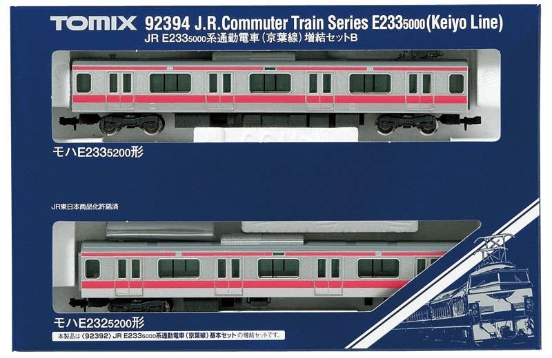 JR Commuter Train Series E233-5000 (Keiyo Line) Additional Set B 2-Car Set | HLJ.com