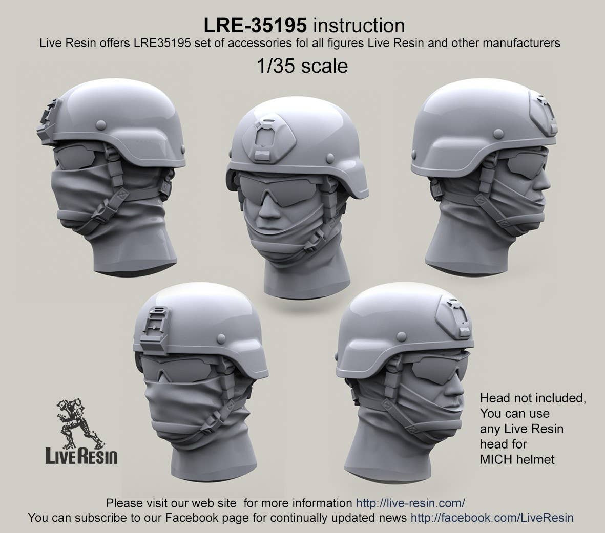 Uncovered Mich Helmet w/Norotos one hole shroud & Milspec MICH plate ...