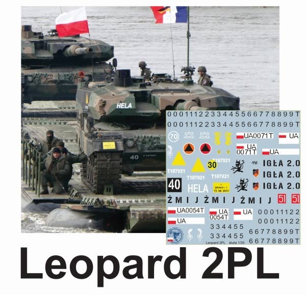 Leopard 2PL Decals for Polish Modernization of Leopard 2A4 - decals for ...