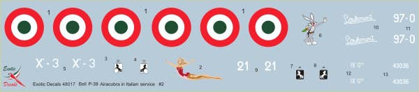 Italian Cobras #2 - Bell P-39 in Regia Aeronautica, part 2 | HLJ.com