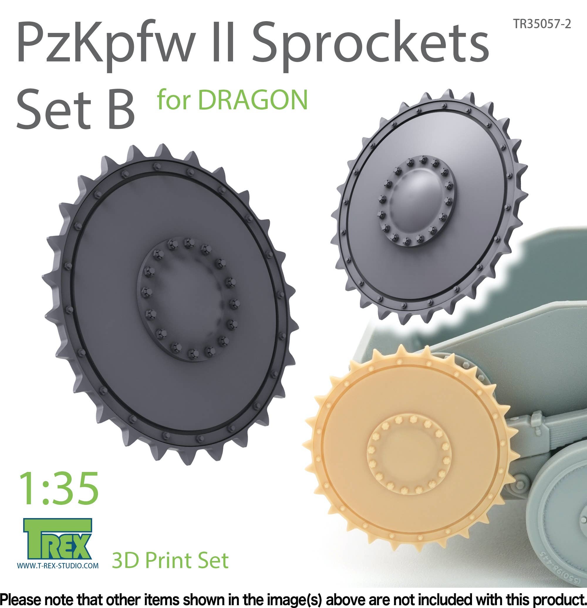Drive Wheel Set for Panzer II B For Dragon | HLJ.com