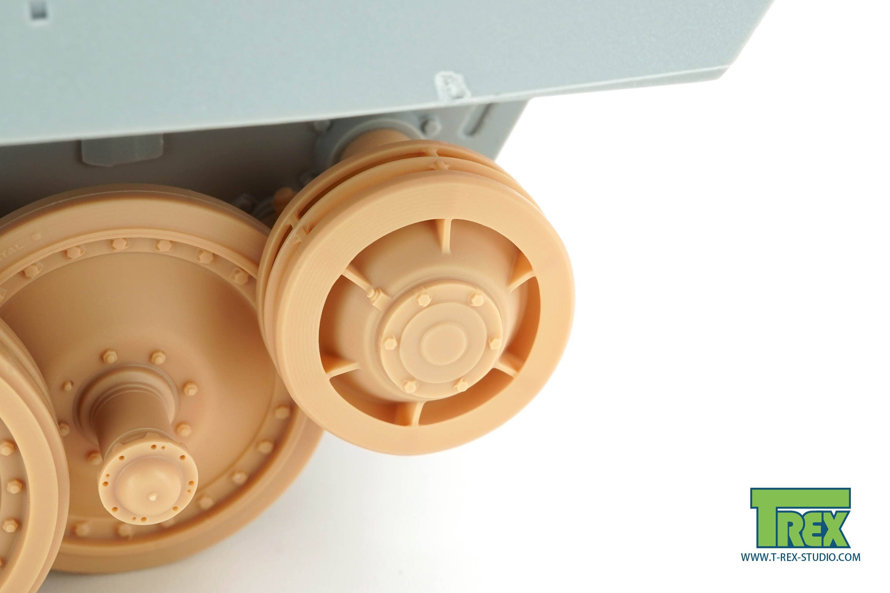 WW.II German Panther Tank 600mm Diameter Induction Wheel 2 Set (Takom ...