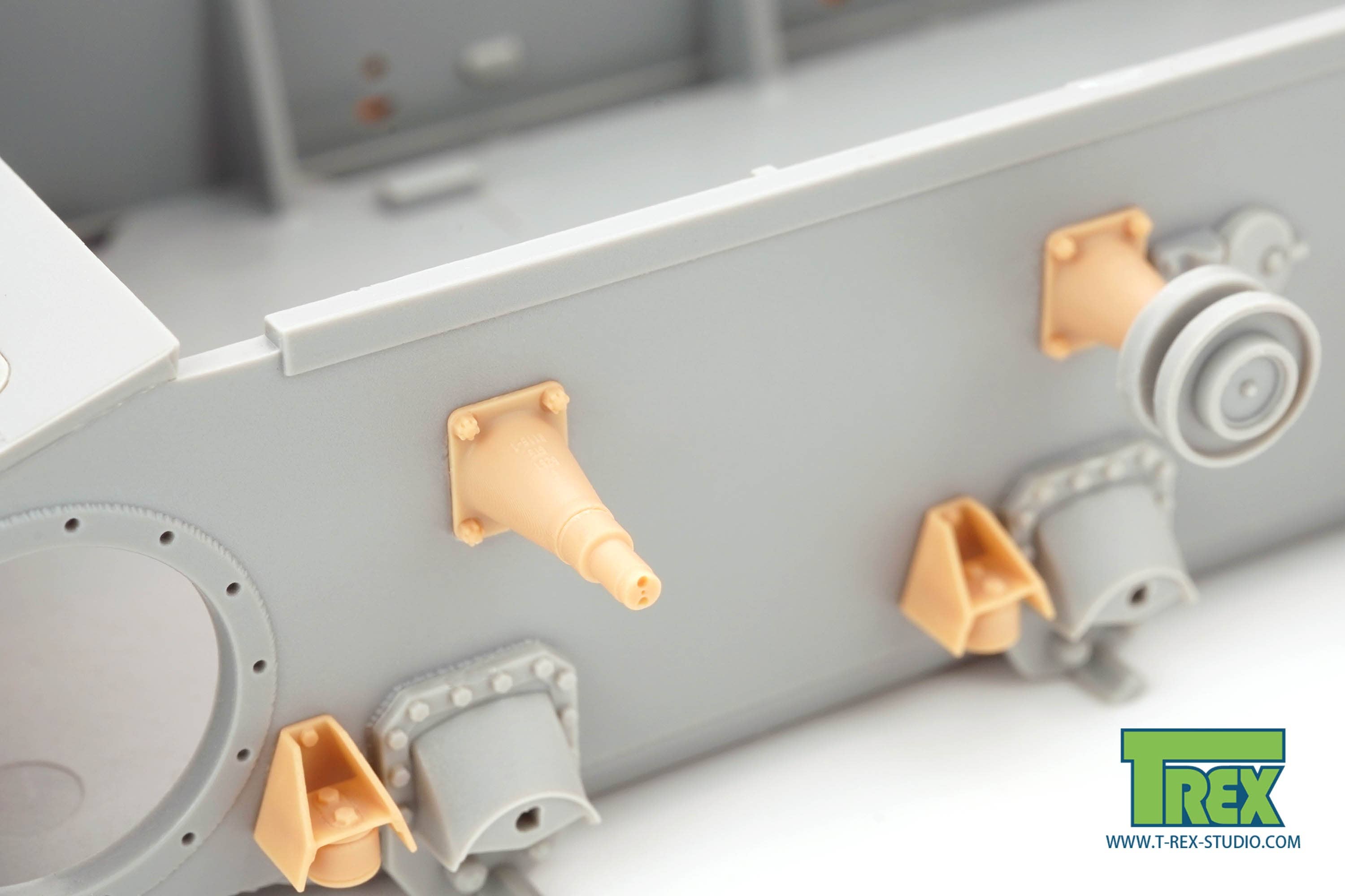 WW.II German Panzer IV Top Support Wheel Strut Casting Set (for Dragon ...