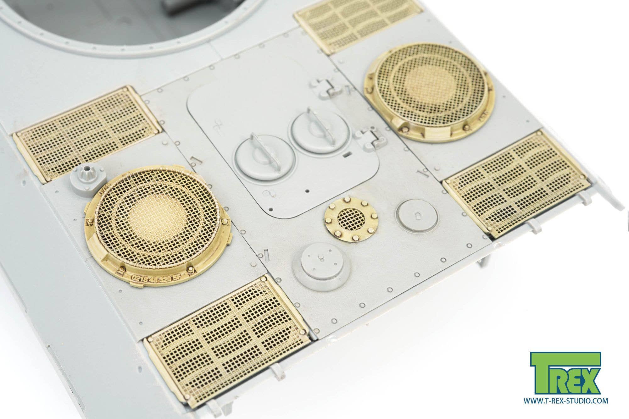 WWII German Panther Tank D/A Radiator Intake and Exhaust Grille Set ...