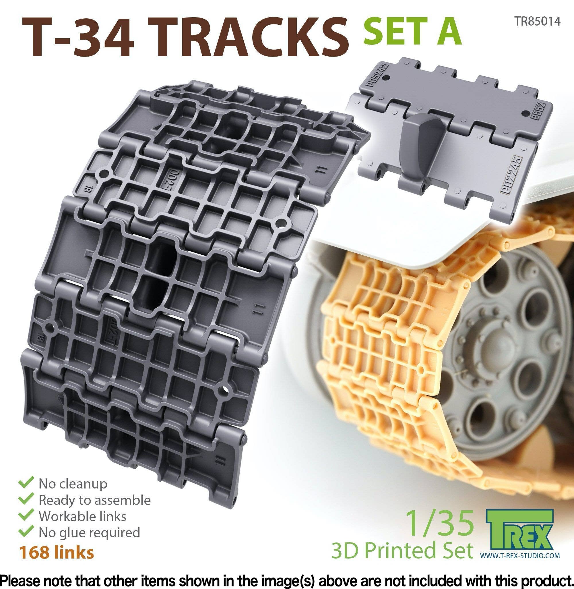 WWII Soviet T-34 Medium Tank Track Set A | HLJ.com