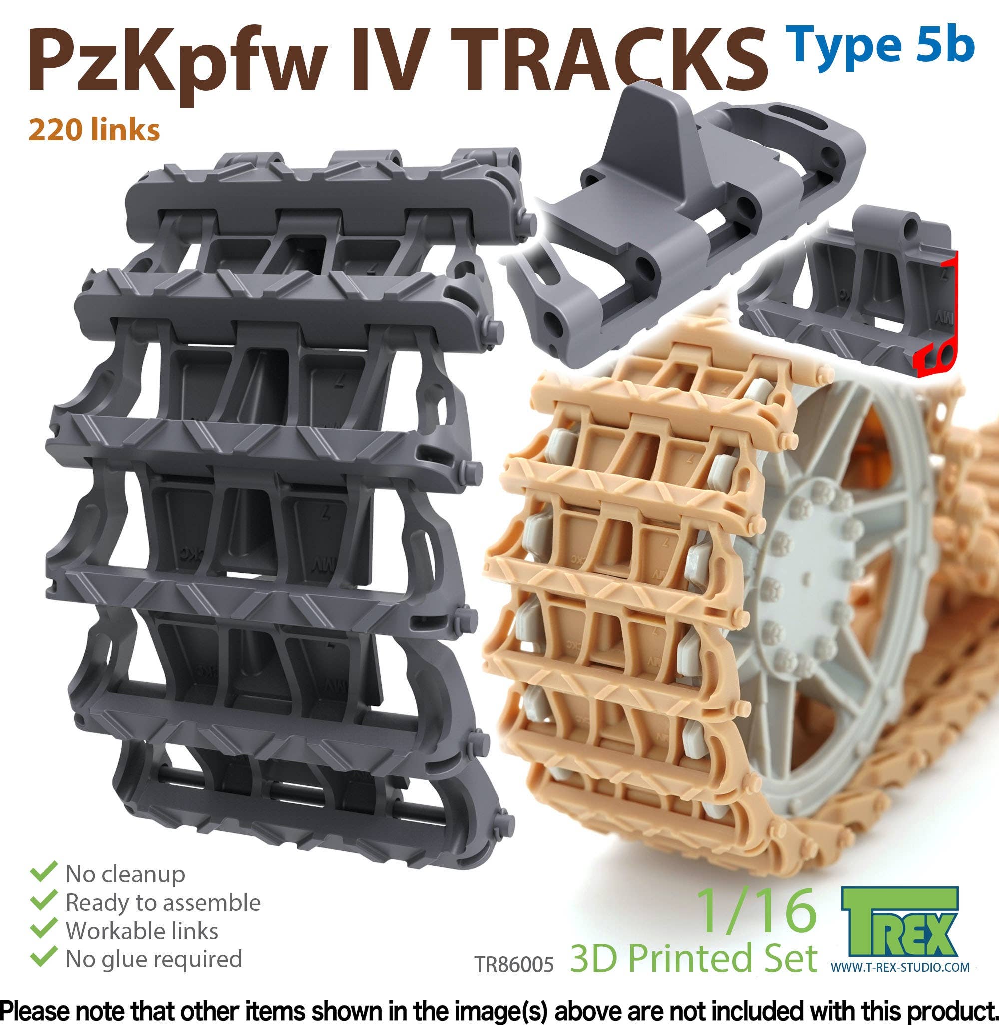 WWII German III / IV Tank Tracks Type.5b | HLJ.com