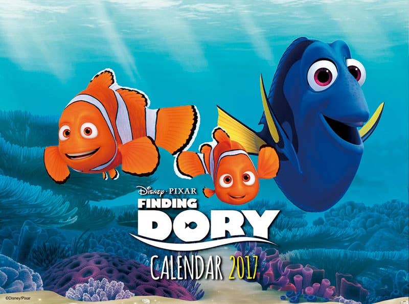 Desktop Finding Dory 2017 Calendar | HLJ.com
