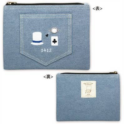 Detective Conan Denim Pouch (Motif Pattern Kid) | HLJ.com