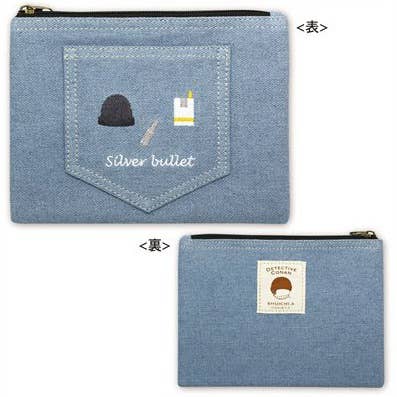 Detective Conan Denim Pouch (Motif Pattern Akai) | HLJ.com