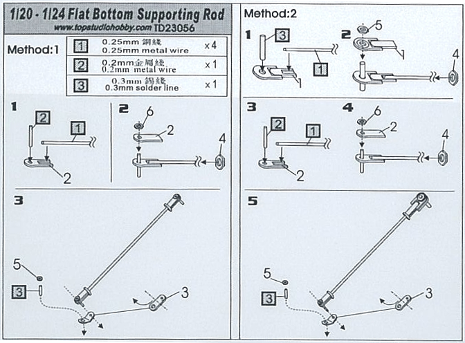 Flat Bottom Supporting Rod | HLJ.com