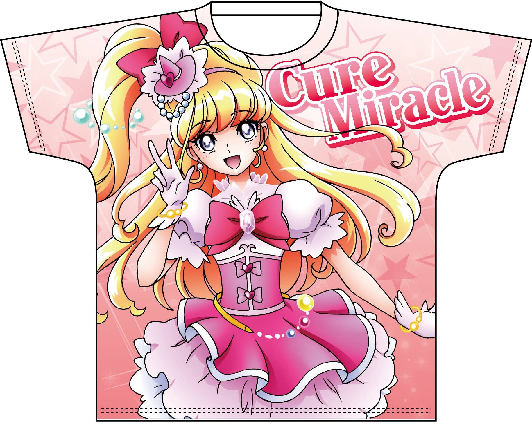 All Pretty Cure: Full Color Print T-shirt Maho Girls Precure! Cure ...
