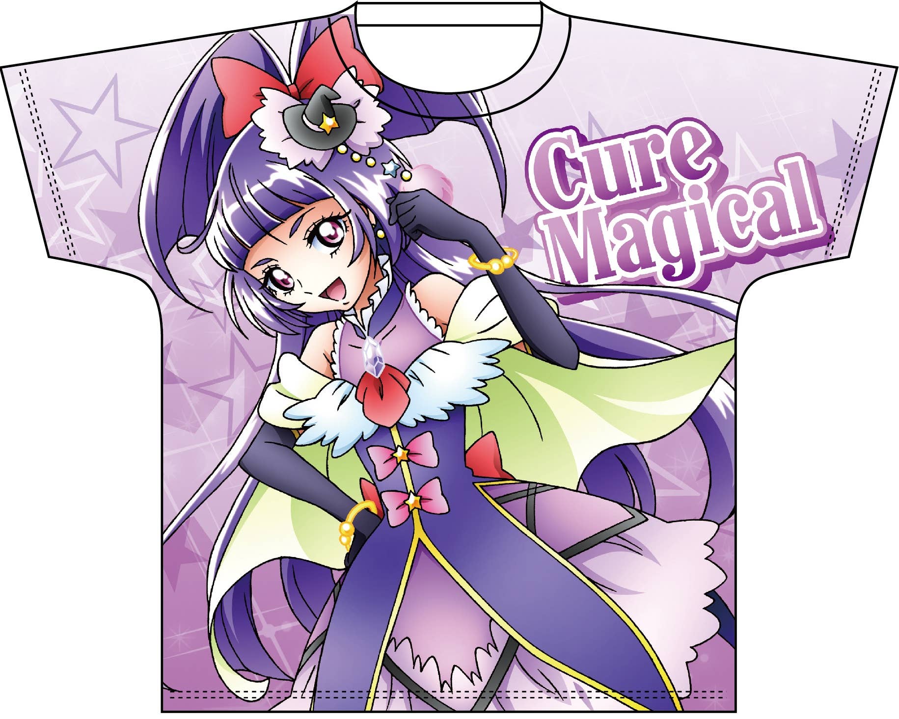 All Pretty Cure: Full Color Print T-shirt Maho Girls Precure! Cure ...