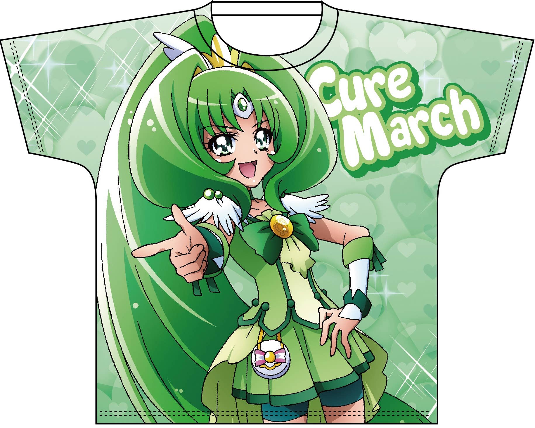 All Pretty Cure Full Color Print T-shirt : Smile Pretty Cure Cure March ...