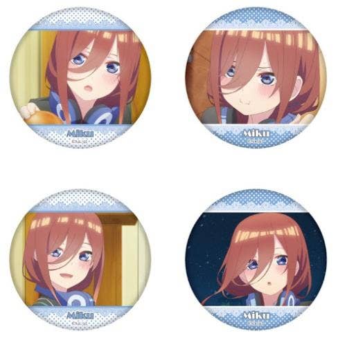 The Quintessential Quintuplets: Recommended Character Can Badge Set ...