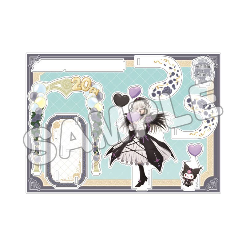 Rozen Maiden x Sanrio Characters: 3D Acrylic Figure / Suigintou x ...