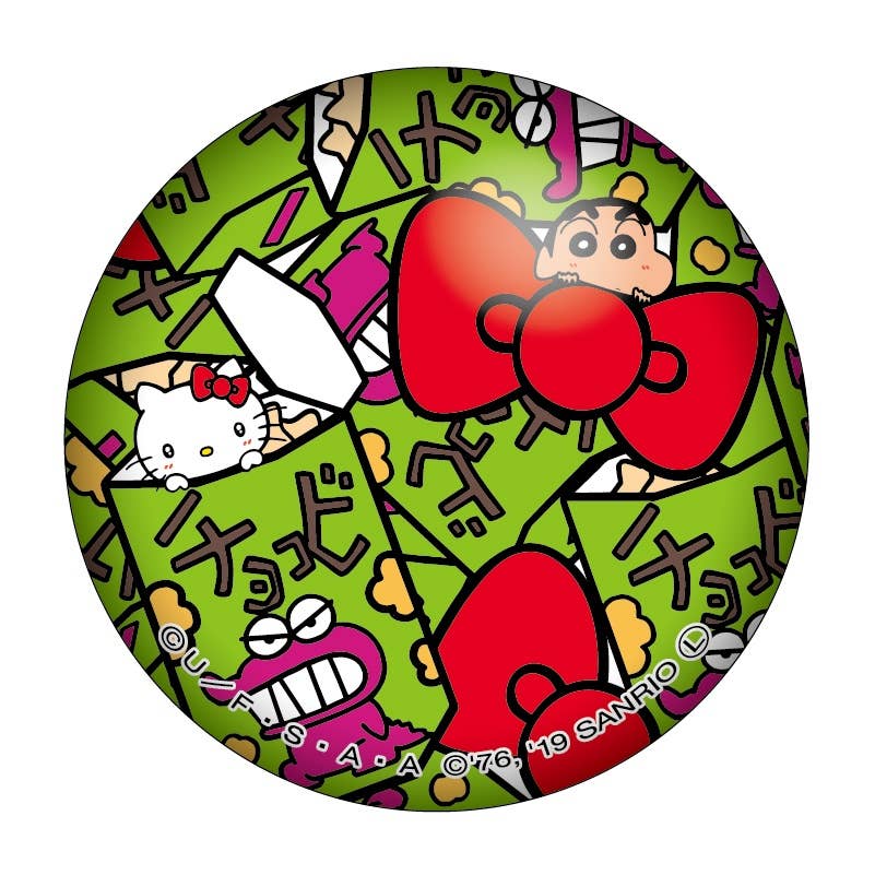 Hello Kitty x Crayon Shin-chan: Puni Puni Can Badge Chocobi Total ...