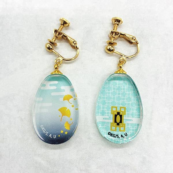 Demon Slayer: Kimetsu no Yaiba: Glass Earrings Muichiro Tokito | HLJ.com