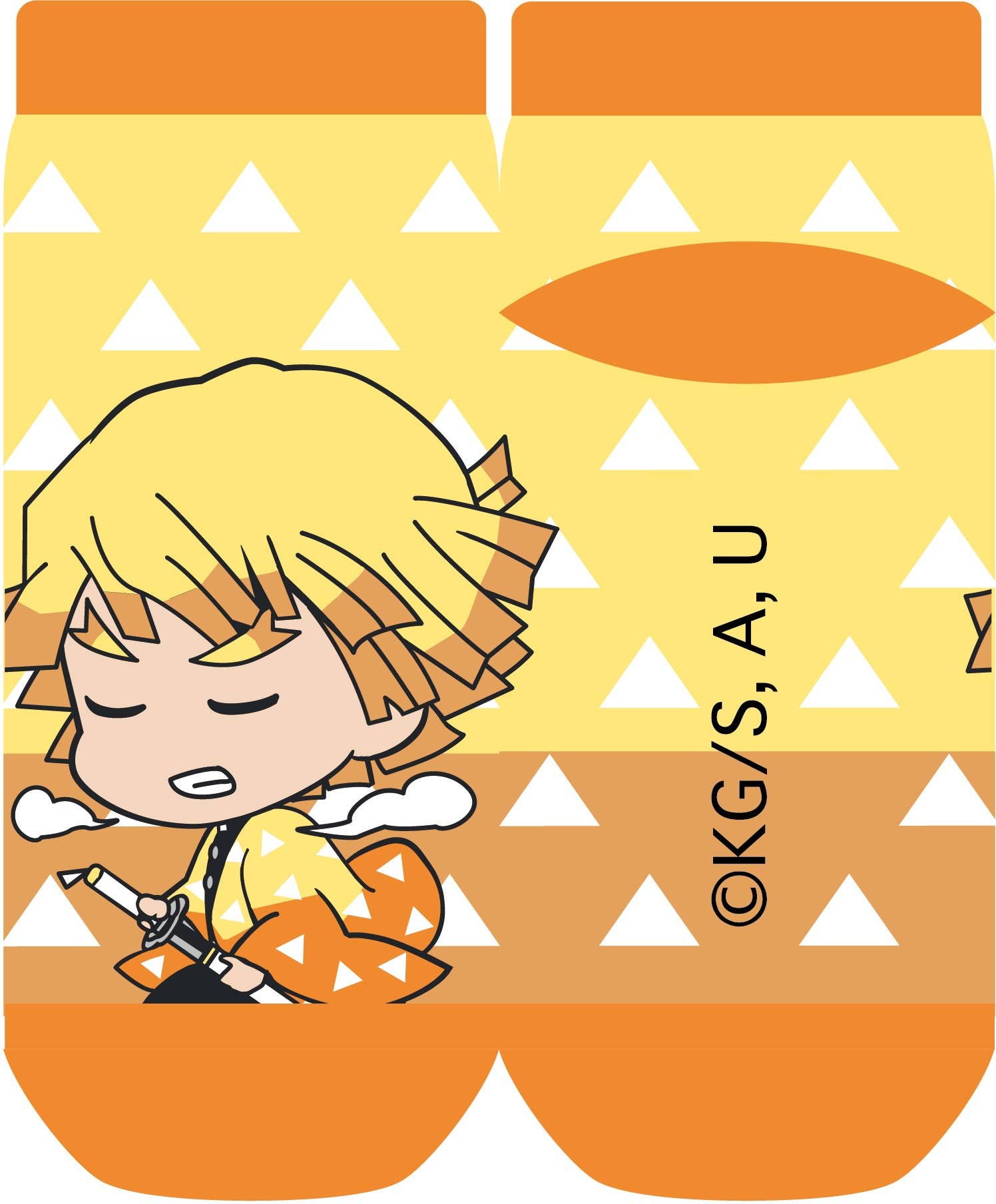 Demon Slayer: Kimetsu no Yaiba: Toji Colle Socks Zenitsu Agatsuma | HLJ.com