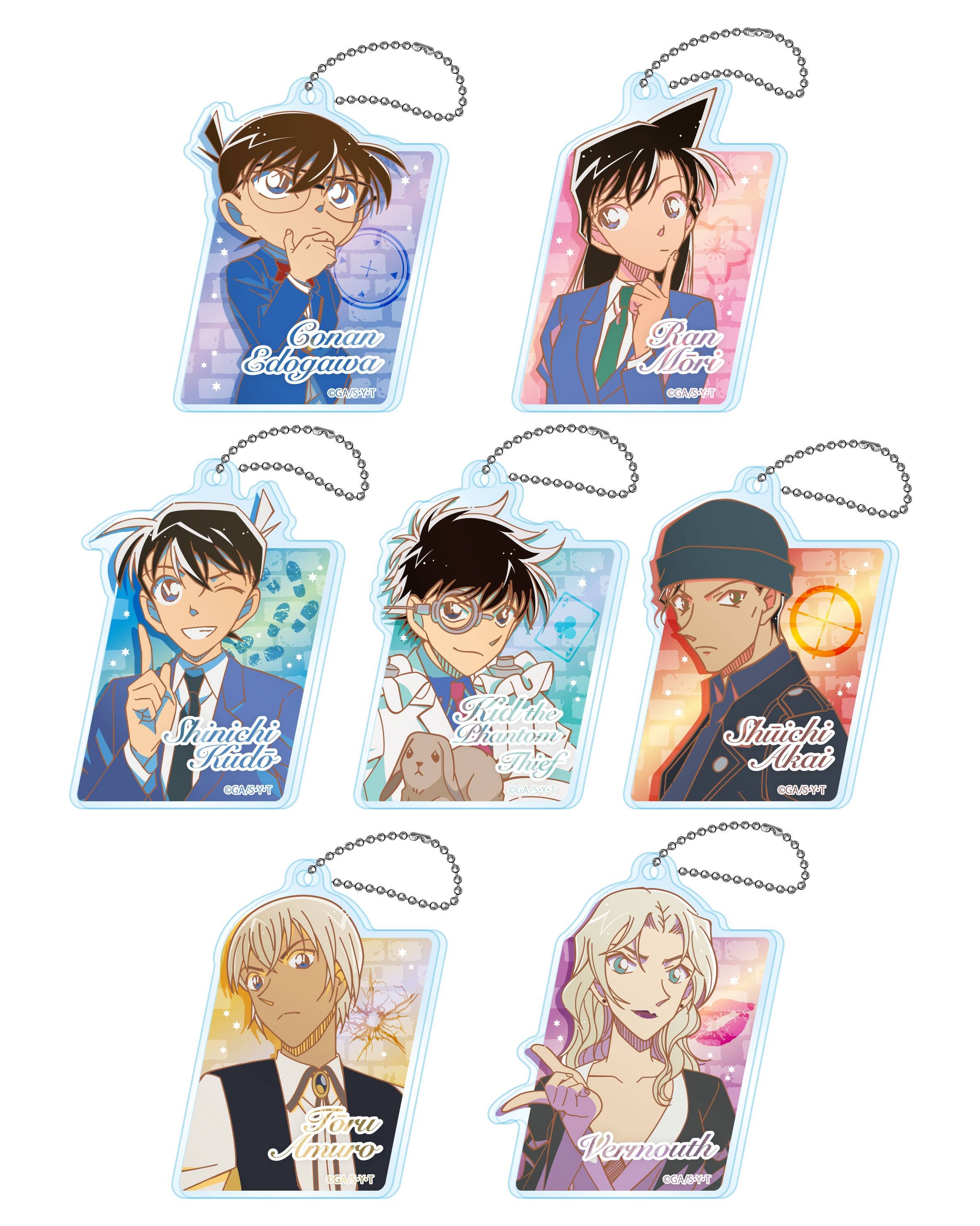 Detective Conan: Style Up Series Acrylic Keychain 1Box (7pcs) | HLJ.com