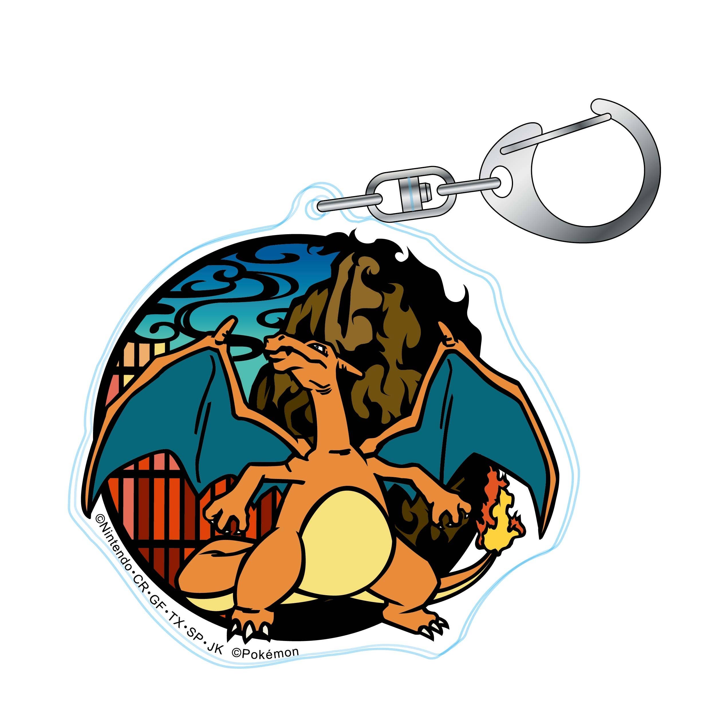 Pokemon: Kirie Series Acrylic Keychain Charizard (Reissue) | HLJ.com