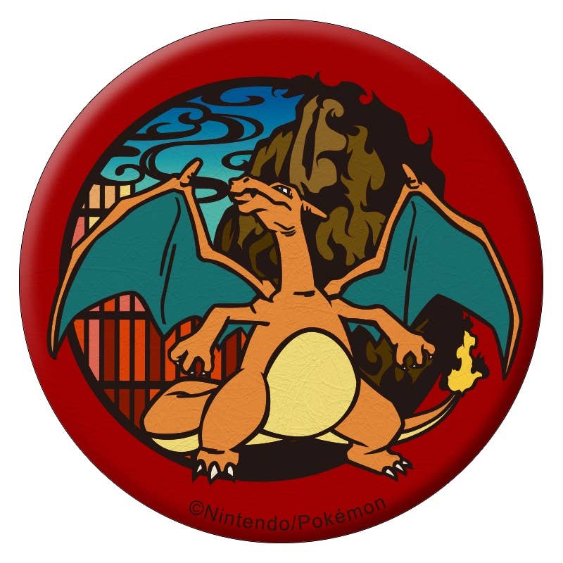 Pokemon: Kirie Series Washi Can Badge Charizard | HLJ.com