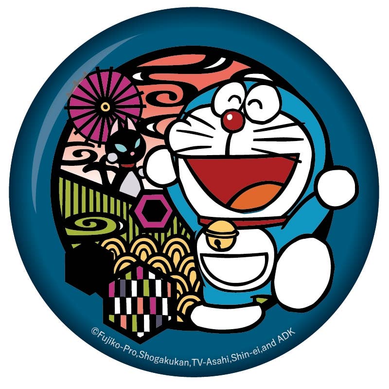 Doraemon: Paper Cutting Series Washi Can Badge Doraemon A Smile | HLJ.com