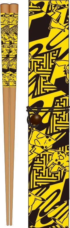 Pokemon Kirie Series Chopstick Set Pikachu (2) | HLJ.com