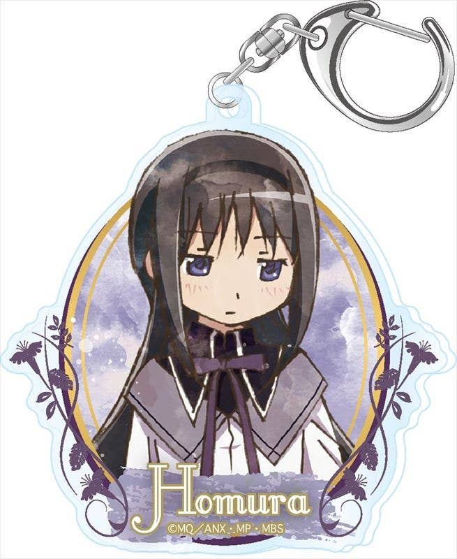 Puella Magi Madoka Magica: Wet Color Series Acrylic Keychain Homura ...