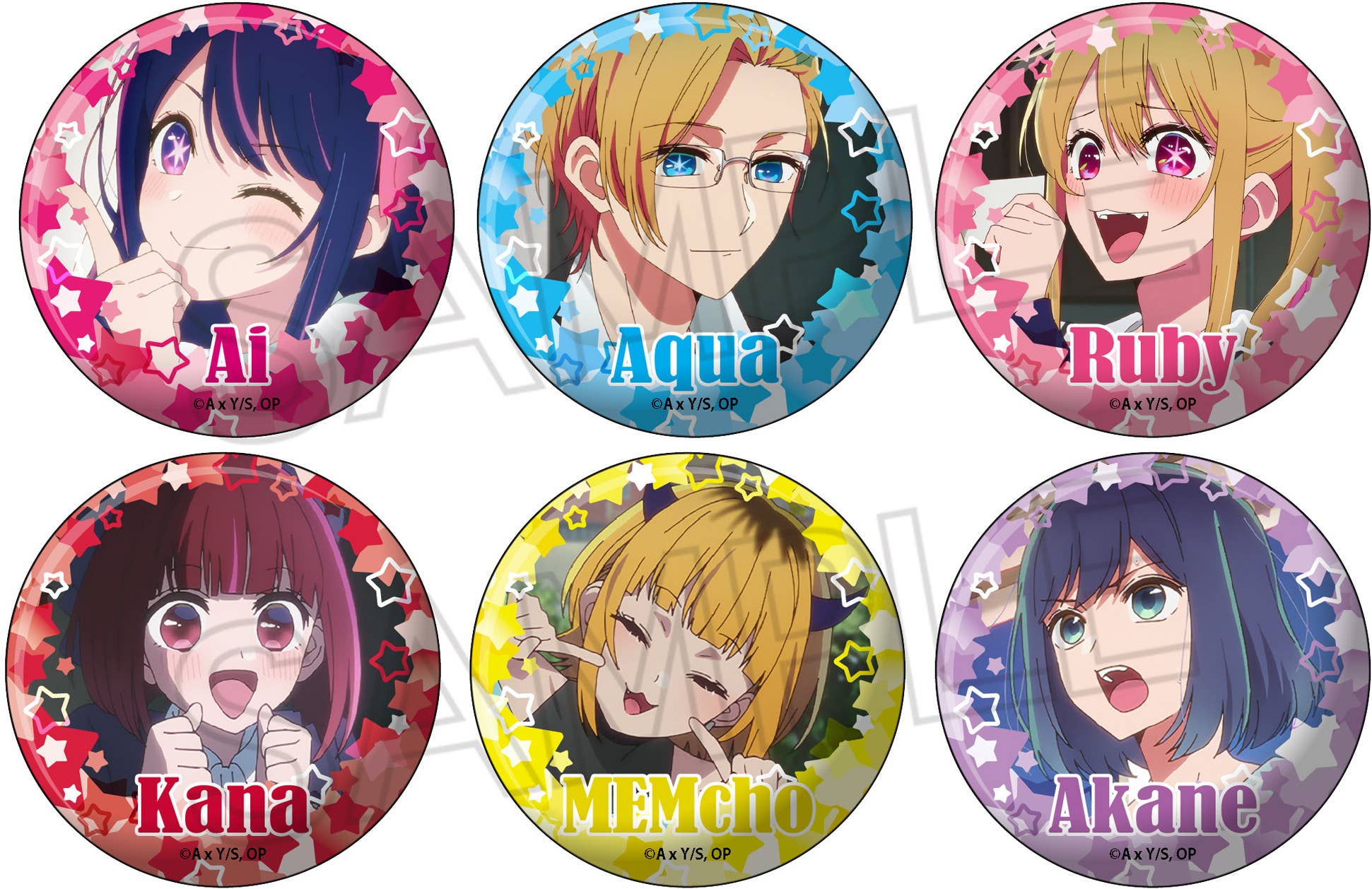 Oshi no Ko: One Hundred Faces Can Badge: 1Box (6pcs) | HLJ.com
