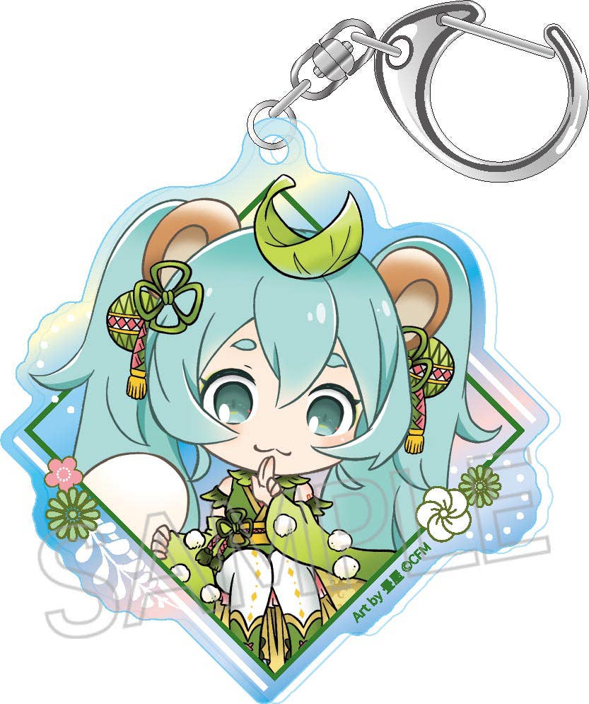 Hatsune Miku: Hyakki Yagyo Aurora Acrylic Keychain Bake-danuki | HLJ.com